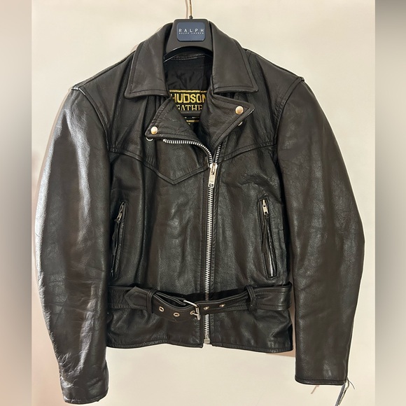 VINTAGE HUDSON | Jackets & Coats | Vintage Hudson Genuine Leather Black ...